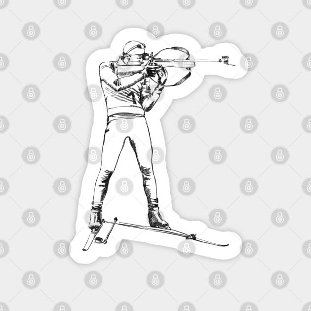 Biathlon - Sibosssr - Sticker | TeePublic