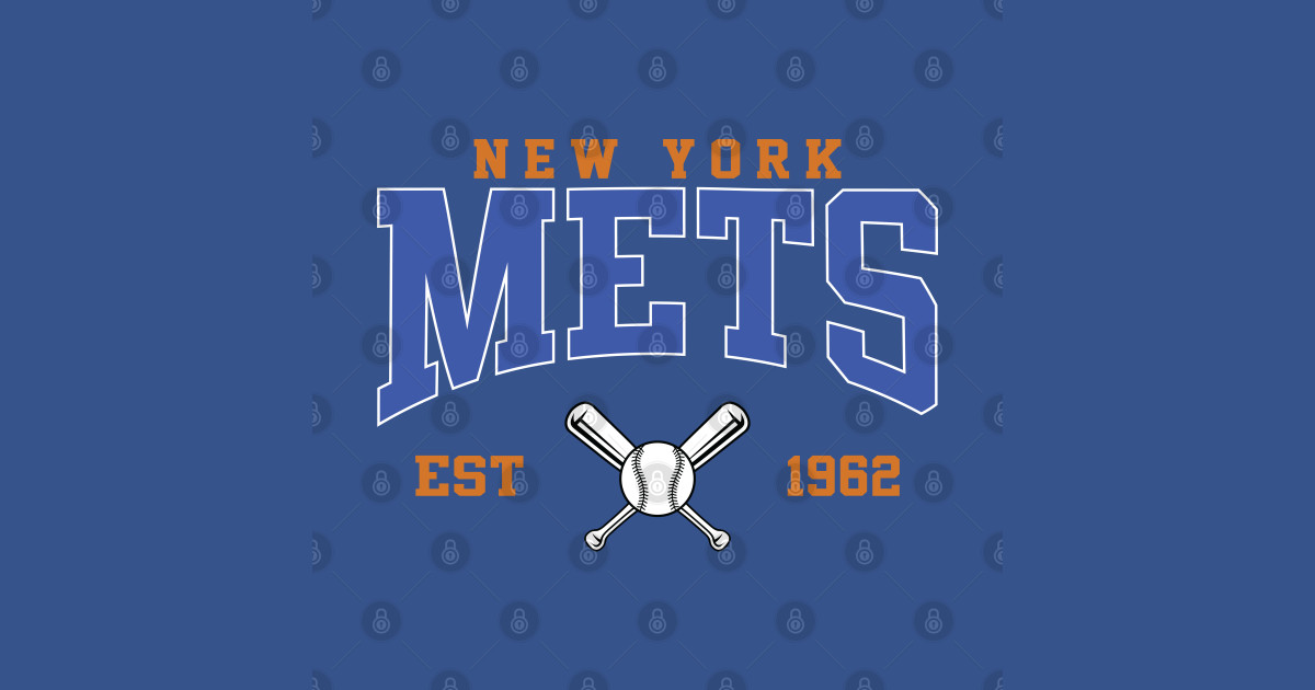 Retro New York Baseball - New York Mets - T-Shirt | TeePublic