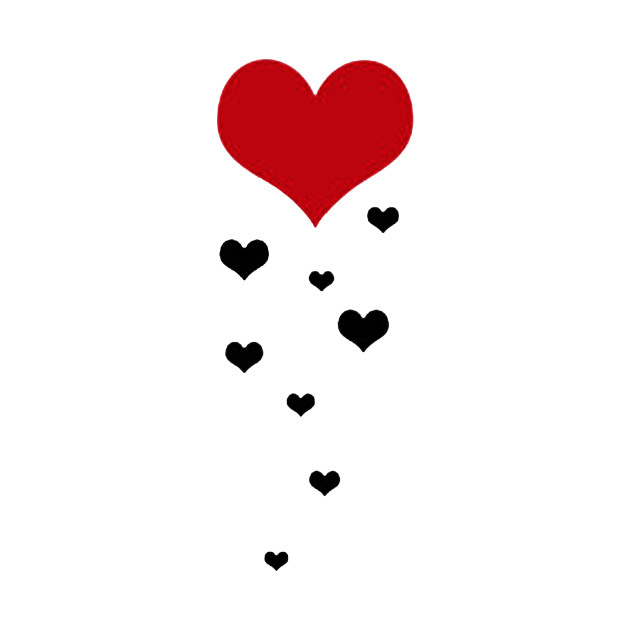 It's Raining Hearts - Its Raining Hearts - T-Shirt | TeePublic