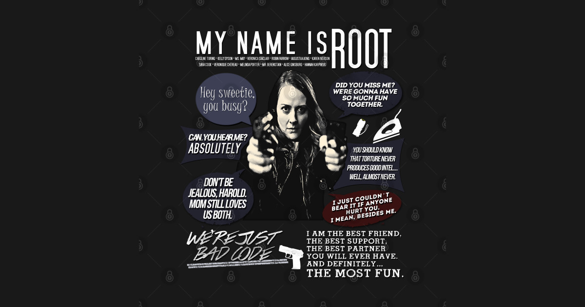 Root - Person of interest - Root - T-Shirt | TeePublic