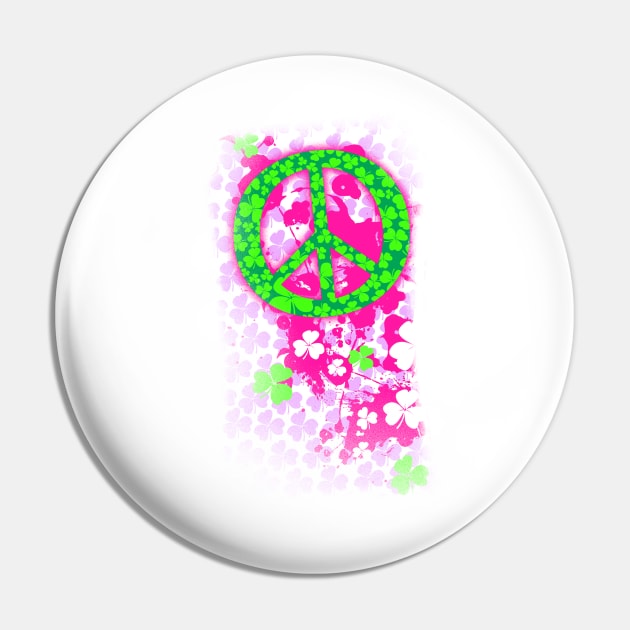 IRISH PEACE SIGN - Irish - Pin | TeePublic