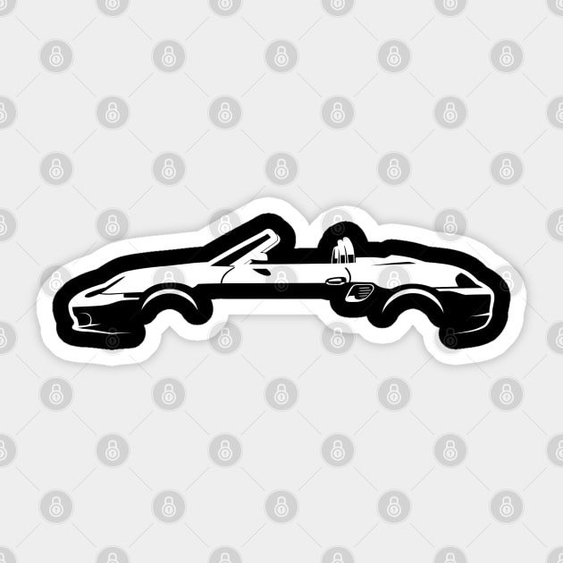 2001 Boxster S 986 - 2001 Boxster S 986 - Sticker | TeePublic