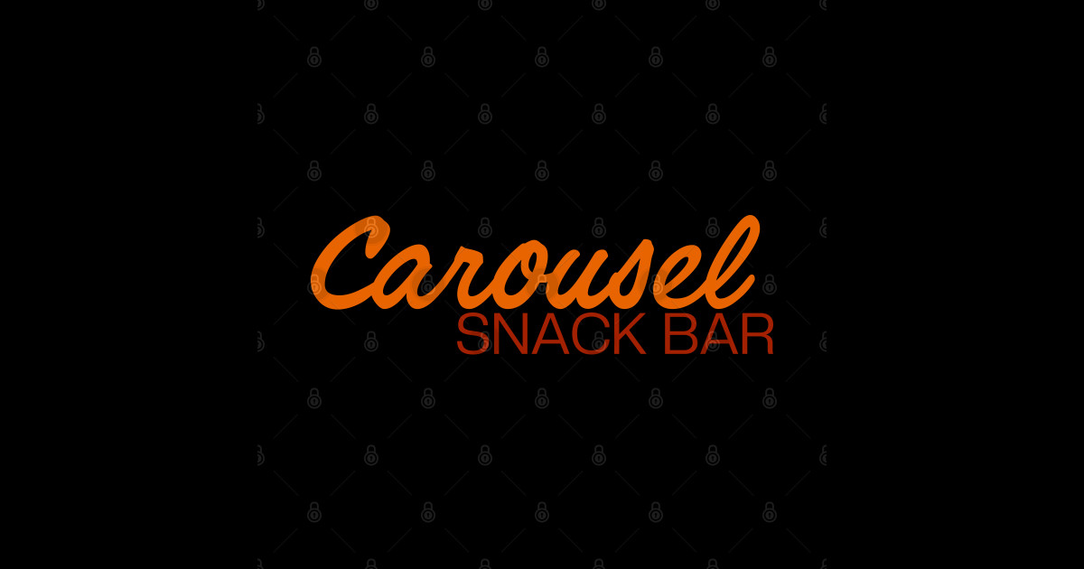 Carousel Snack Bar 1960s - Carousel Snack Bar - Sticker | TeePublic