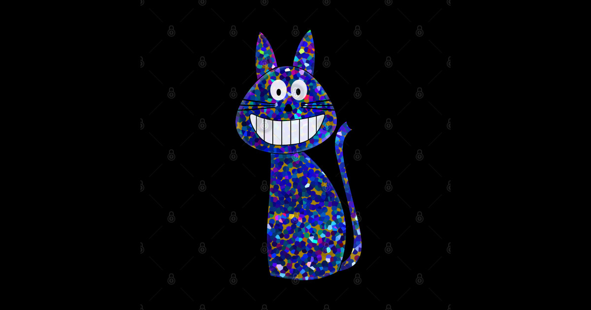 Smiling Cat - Smiling Cat - Sticker | TeePublic