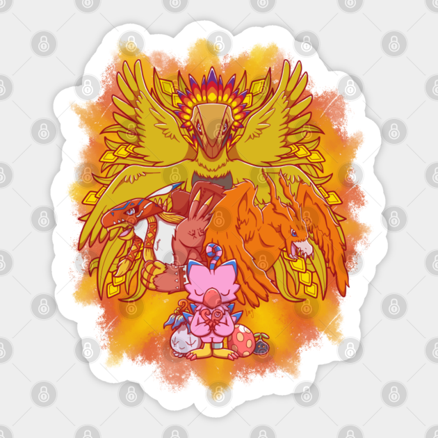 Love - Digimon - Sticker | TeePublic