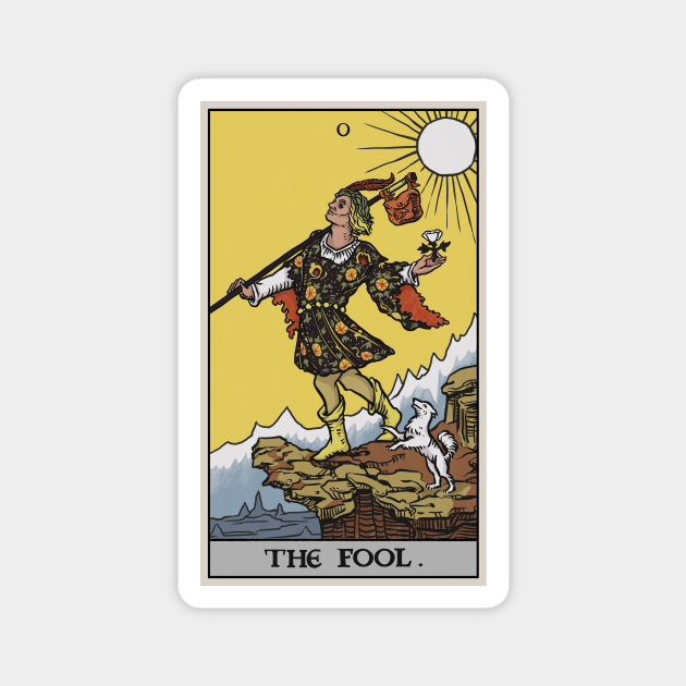 The Fool Tarot Card - The Fool - Magnet | TeePublic