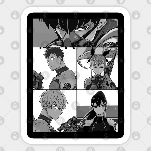 Third Division KN8 Fanart - Kaiju No 8 - Sticker | TeePublic