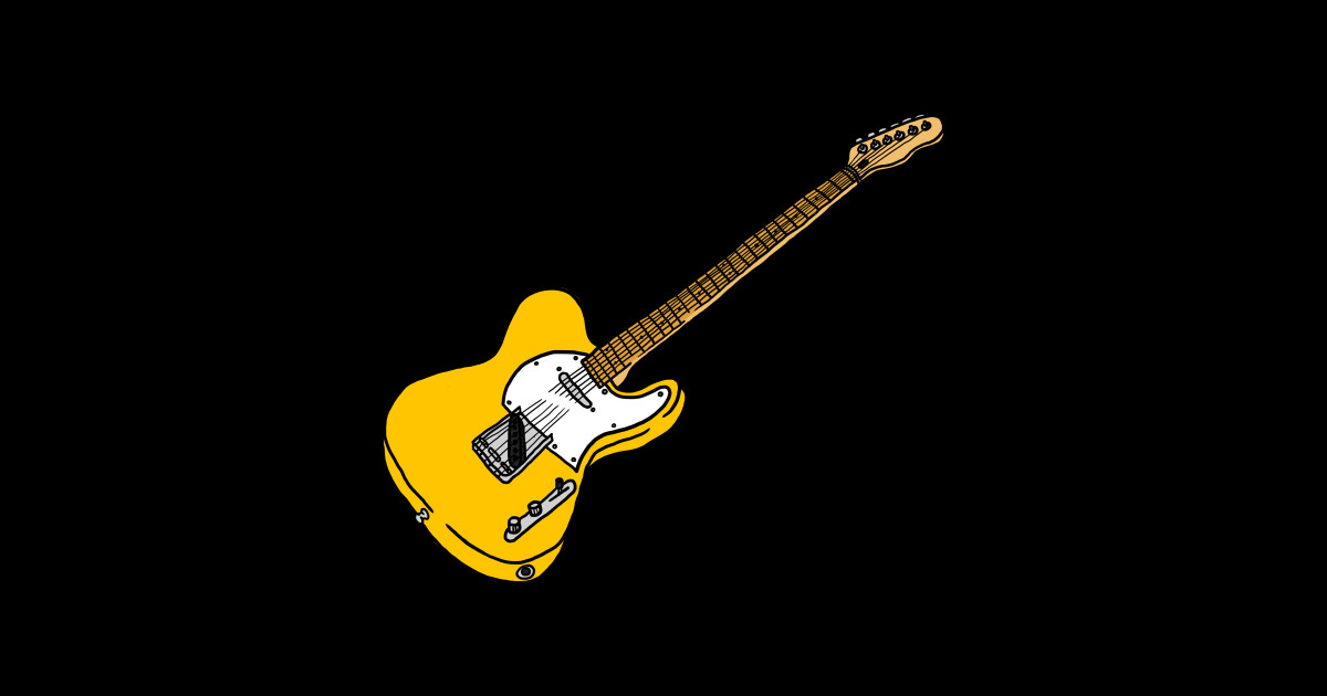 Telecaster - Illustrations - Sticker | TeePublic