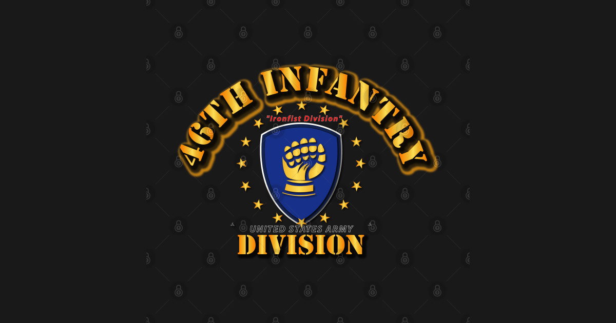 46th Infantry Division - Ironfist Division - Arrow - T-Shirt | TeePublic