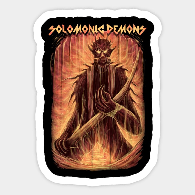 Solomonic Demons Logo - Solomonic Demons Logo - Sticker | TeePublic