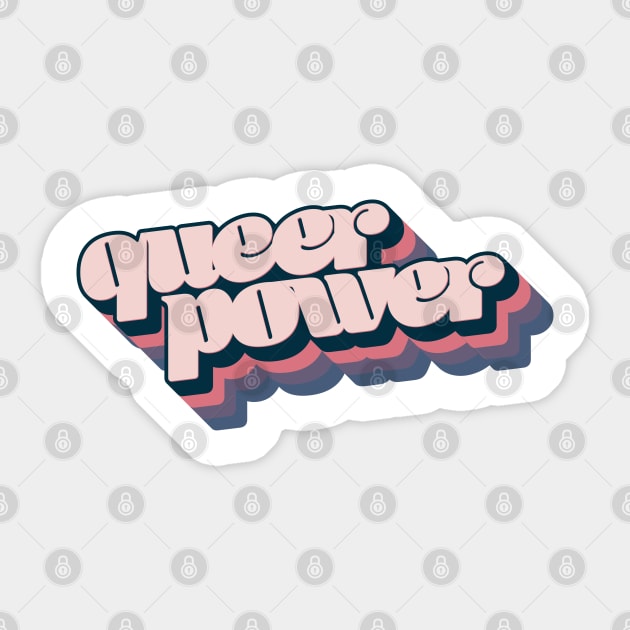 Queer Power - Lgbt - Sticker | TeePublic