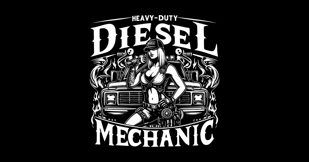 Heavy Duty Diesel Mechanic - Diesel Mechanic - Sticker | TeePublic