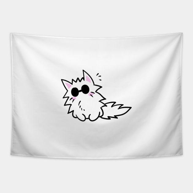 Gojo Cat Kawaii - Gojo Satoru Cat - Tapestry | TeePublic