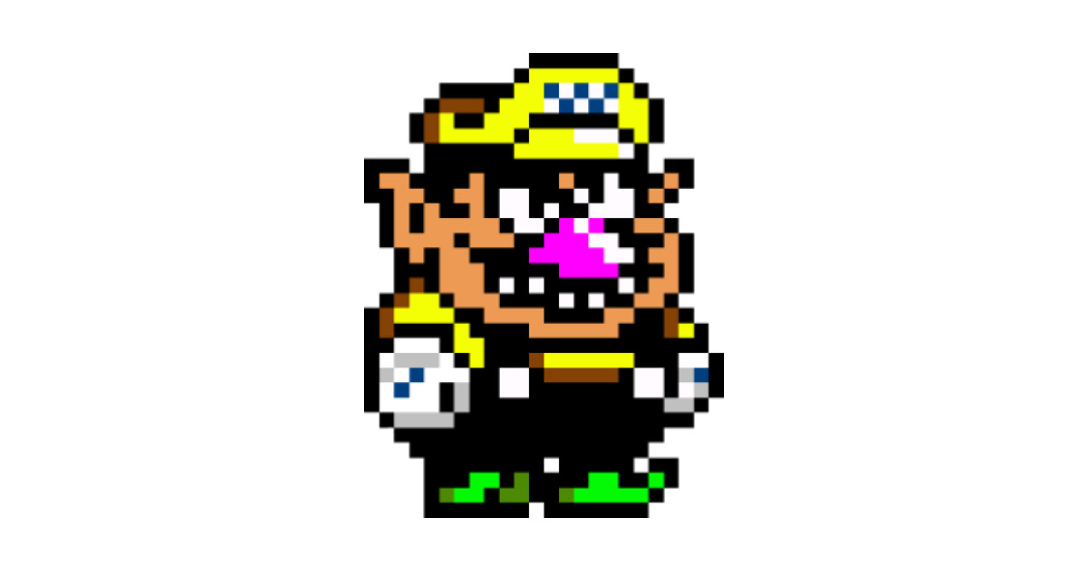 pixel wario - Wario - Sticker | TeePublic pixel wario - Wario - Sticker | TeePublic