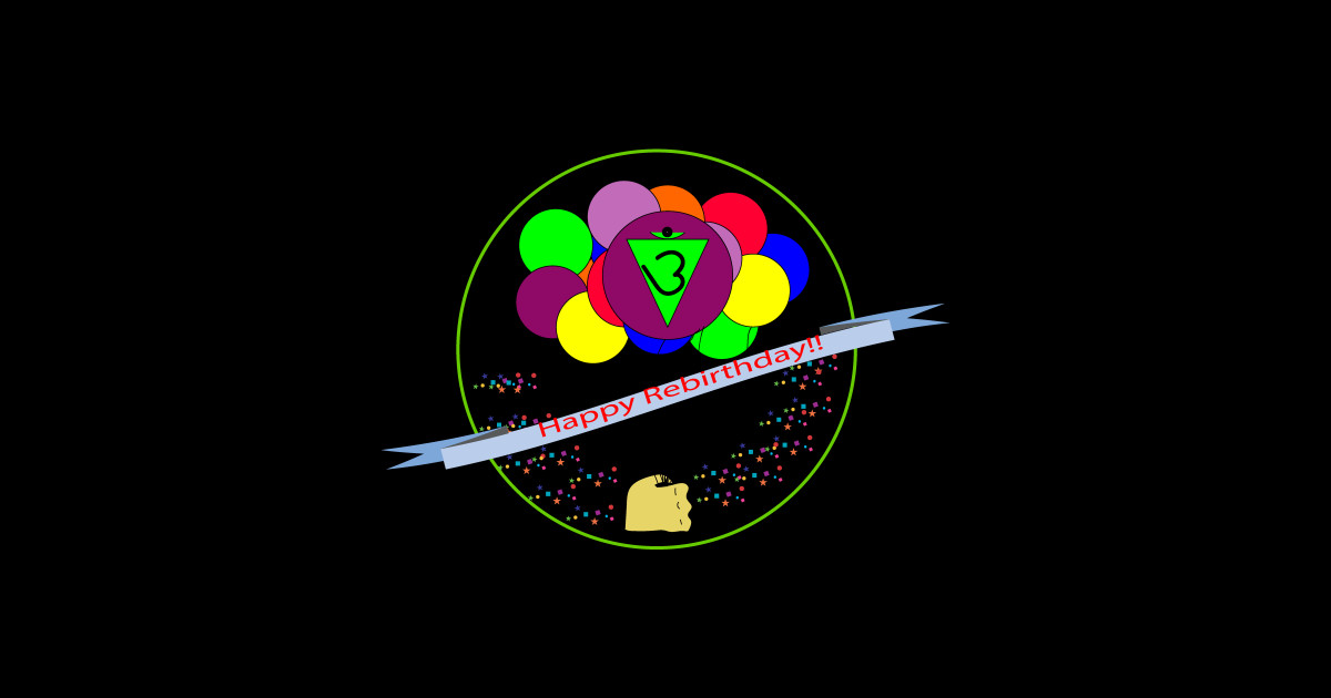 Happy Rebirth - Birthday - Sticker | TeePublic