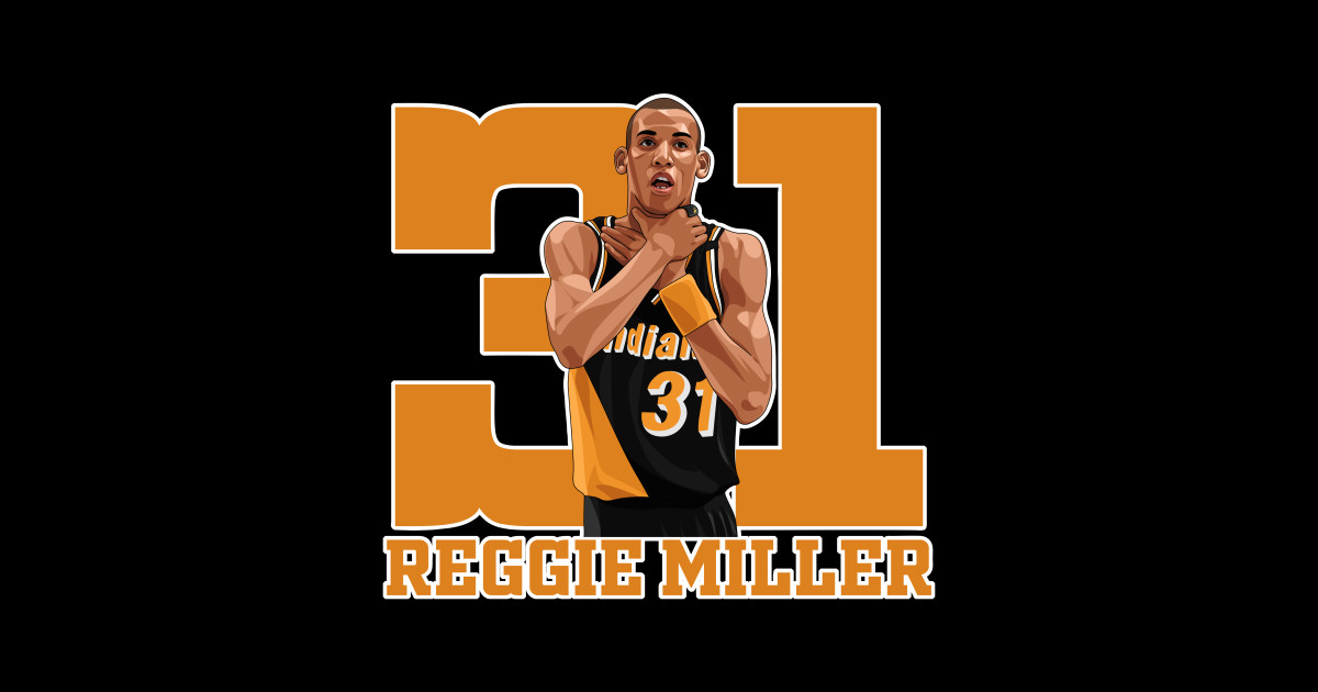 Reggie Miller Choke Sign - Reggie Miller Choke Sign - Sticker | TeePublic