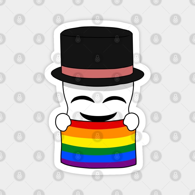 creepypasta pride chibi splendorman - Creepypasta - Magnet | TeePublic