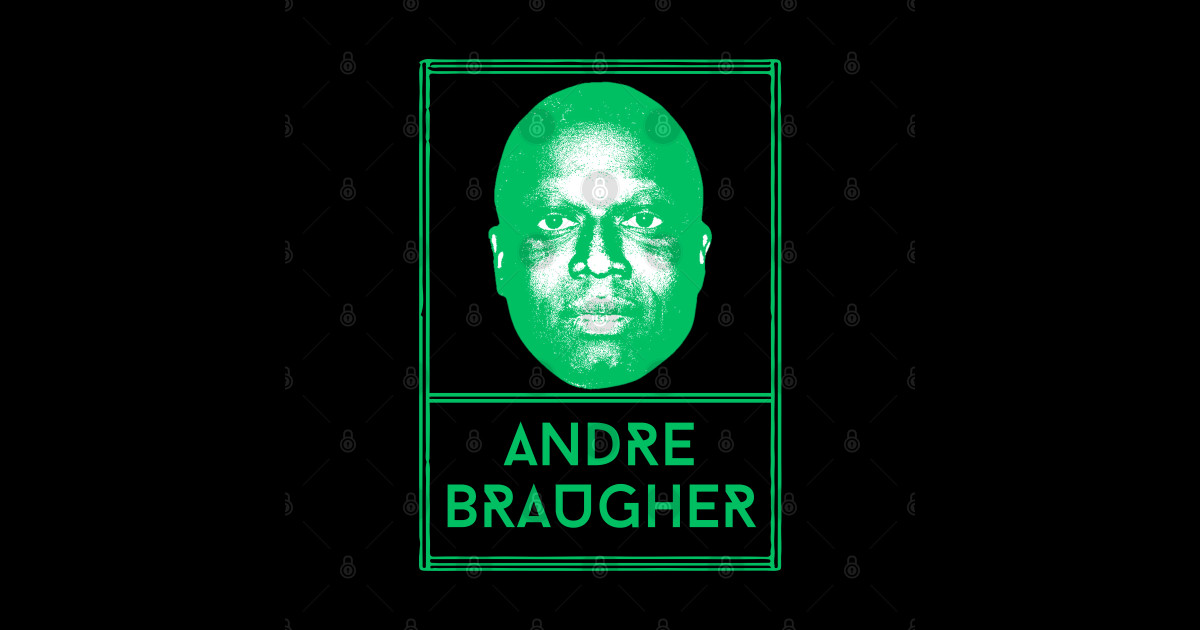 Andre braugher\\vintage fan art - Andre Braugher - Sticker | TeePublic