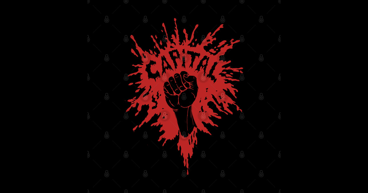 Smash Capital - Raised Fist, Protest, Anti Capitalist, Socialist - Anti ...