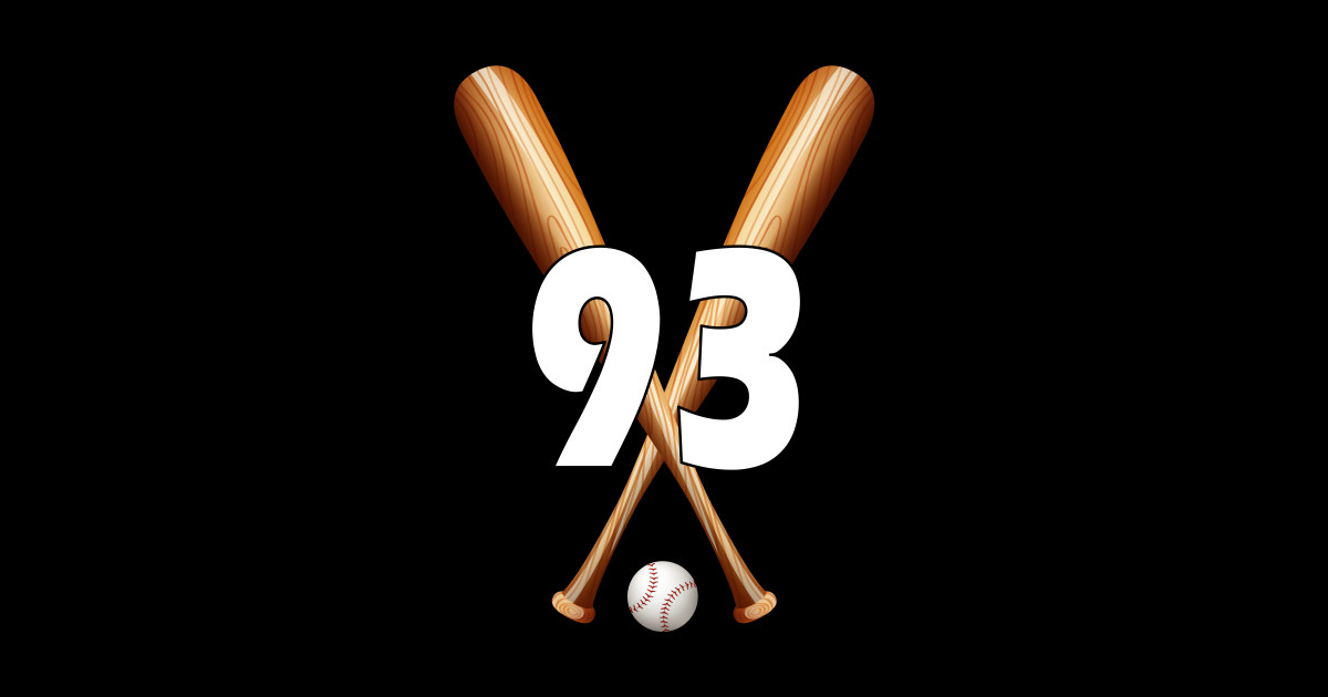 baseball bats and ball with number 93 - Baseball Bats And Ball With ...