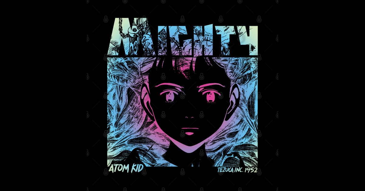 MIGHTY ATOM | Retro SCI-FI ED.2024 - Mighty Atom - Sticker | TeePublic