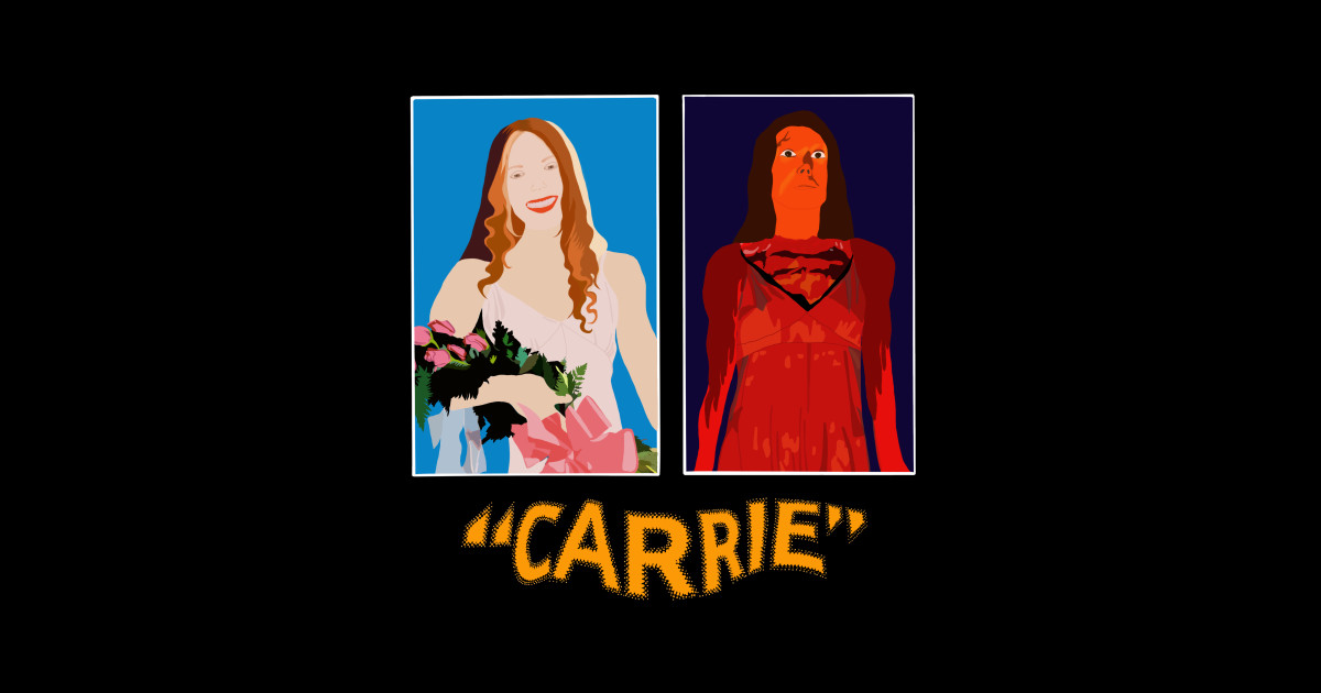 Carrie 1976 movie poster interpretation - Carrie - Sticker | TeePublic