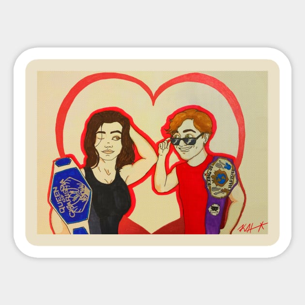 The Couple of Charisma - Couples Love - Sticker | TeePublic