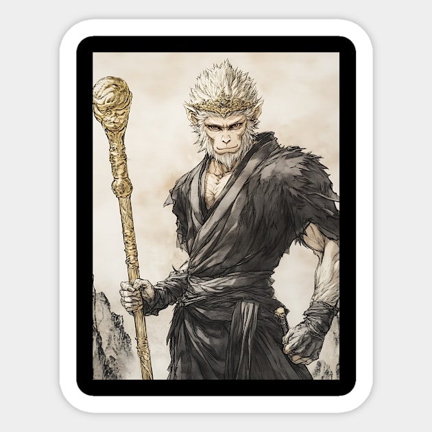 Black Myth Wukong Fanart - Black Myth Wukong - Sticker | TeePublic