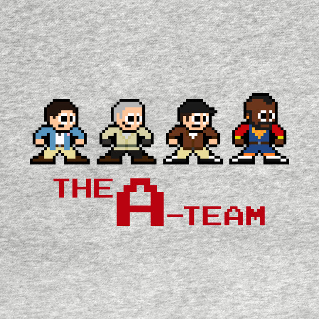 8-bit A-Team - 8 Bit - T-Shirt | TeePublic