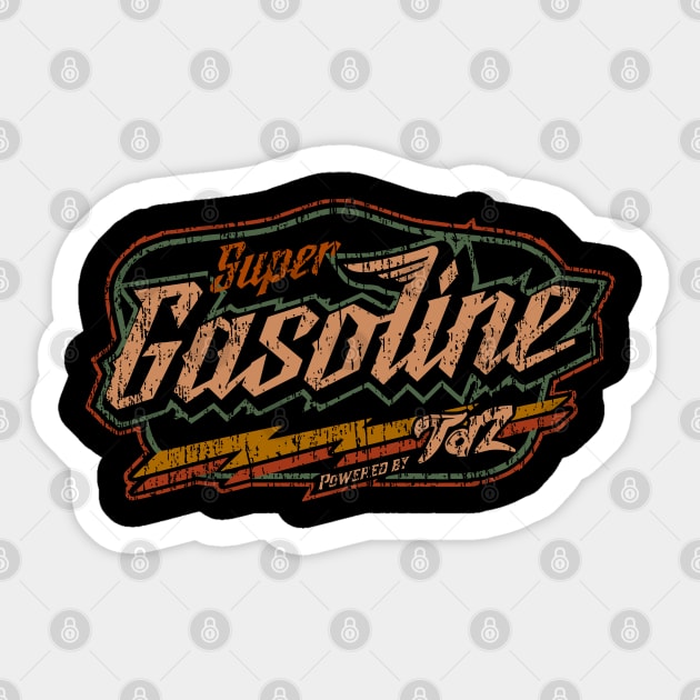 Super Gasoline Vintage retro oil brand logo - Super Gasoline Vintage ...