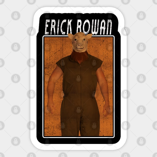 Vintage Wwe Erick Rowan - Wwe - Sticker | TeePublic
