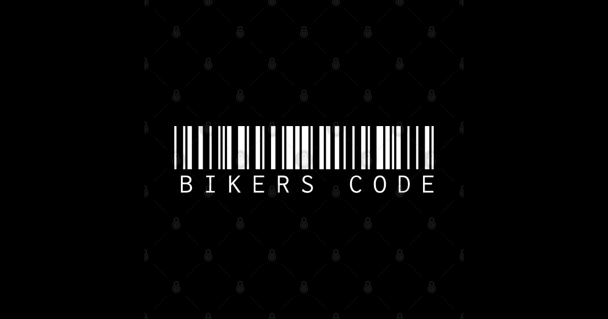 Bikers code motorcycle - Motorcycle - Sticker | TeePublic