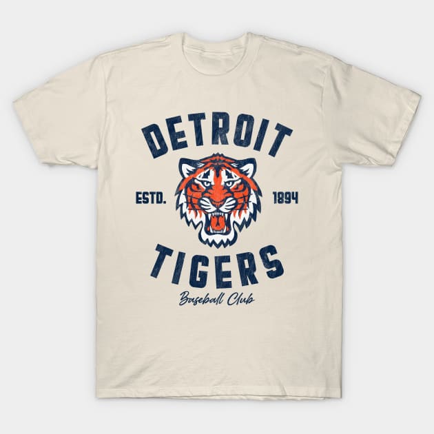 Retro-Detroit-Tigers - Detroit Tigers - T-Shirt | TeePublic