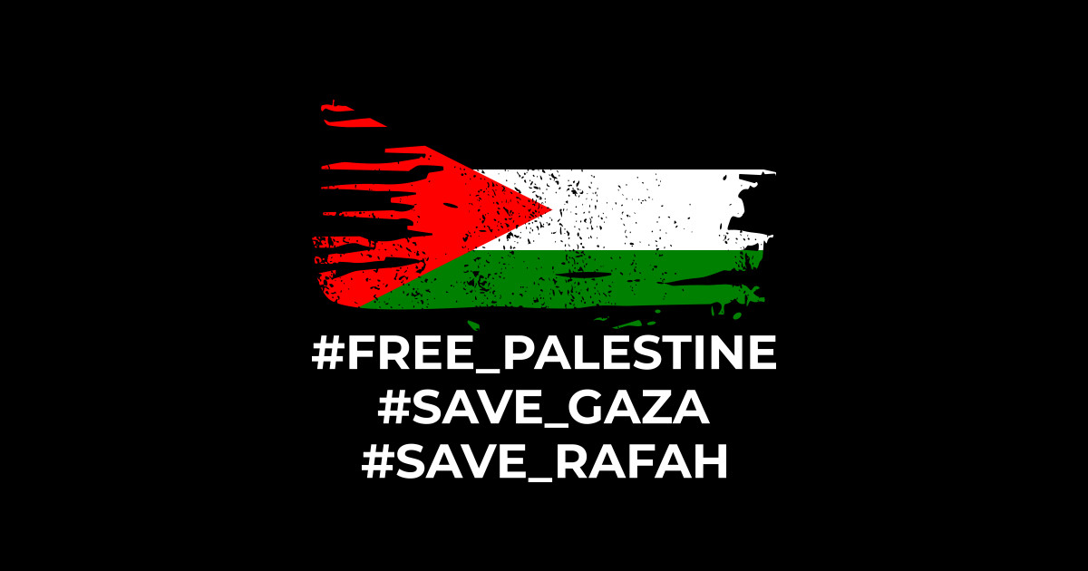 Free Palestine Save Gaza Rafah - Free Palestine - Sticker | TeePublic