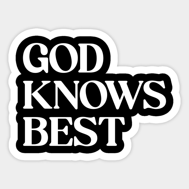 god best