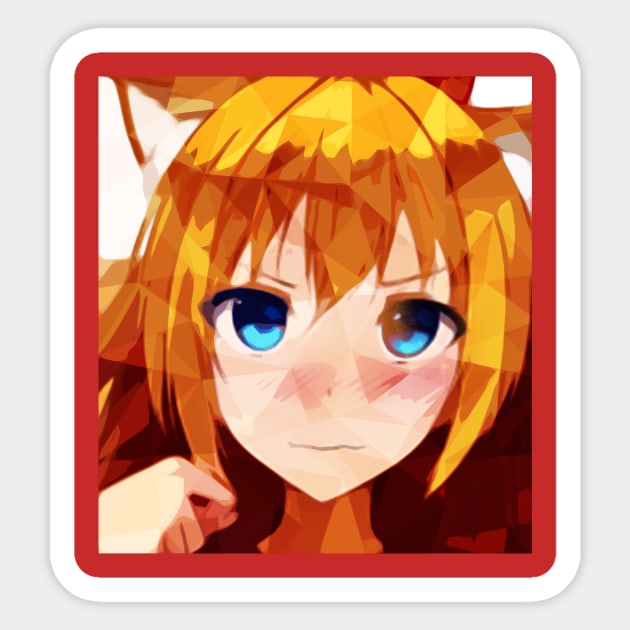 Chitoge Kirisaki - Anime Characters Cute - Sticker | TeePublic