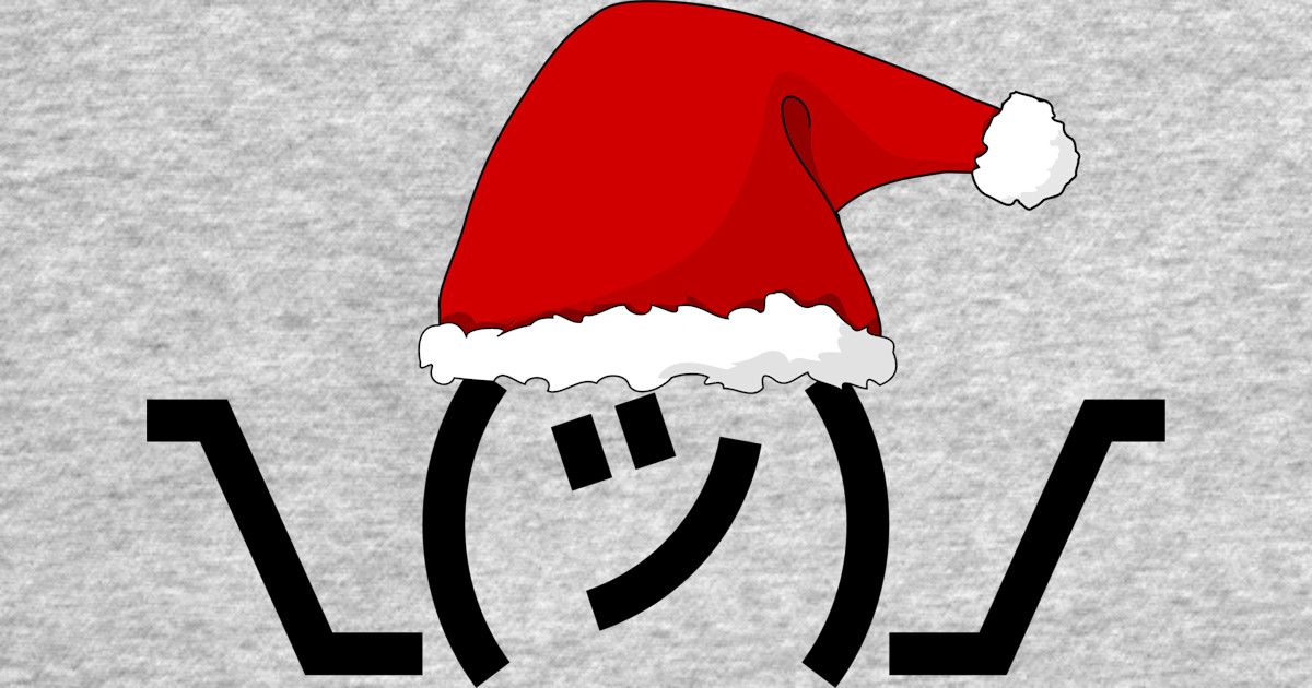 Christmas Shrug - Christmas - T-Shirt | TeePublic