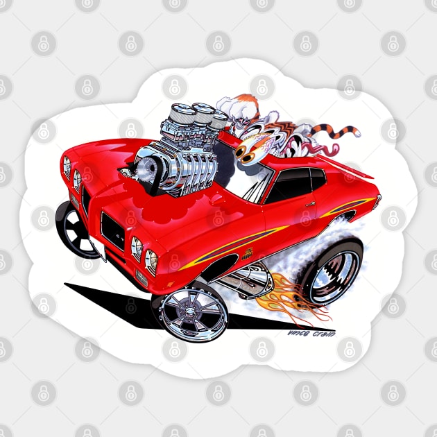 GUILTY 1970 GTO Judge - Gto - Sticker | TeePublic