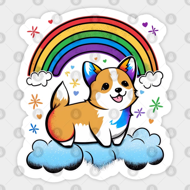 corgi art cute