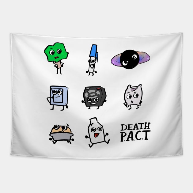 BFB DEATH PACT Pack - Bfb - Tapestry | TeePublic
