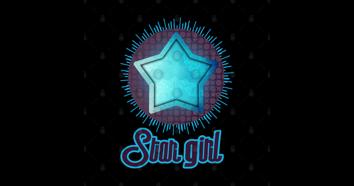 Star Girl - Girl Designs - Sticker | TeePublic