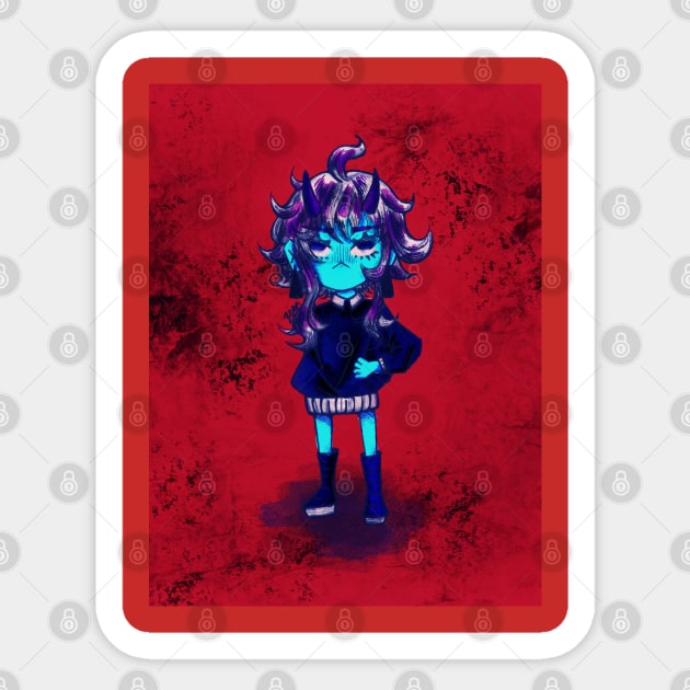 Grunge aesthetic anime girl - Grunge Aesthetic - Sticker | TeePublic