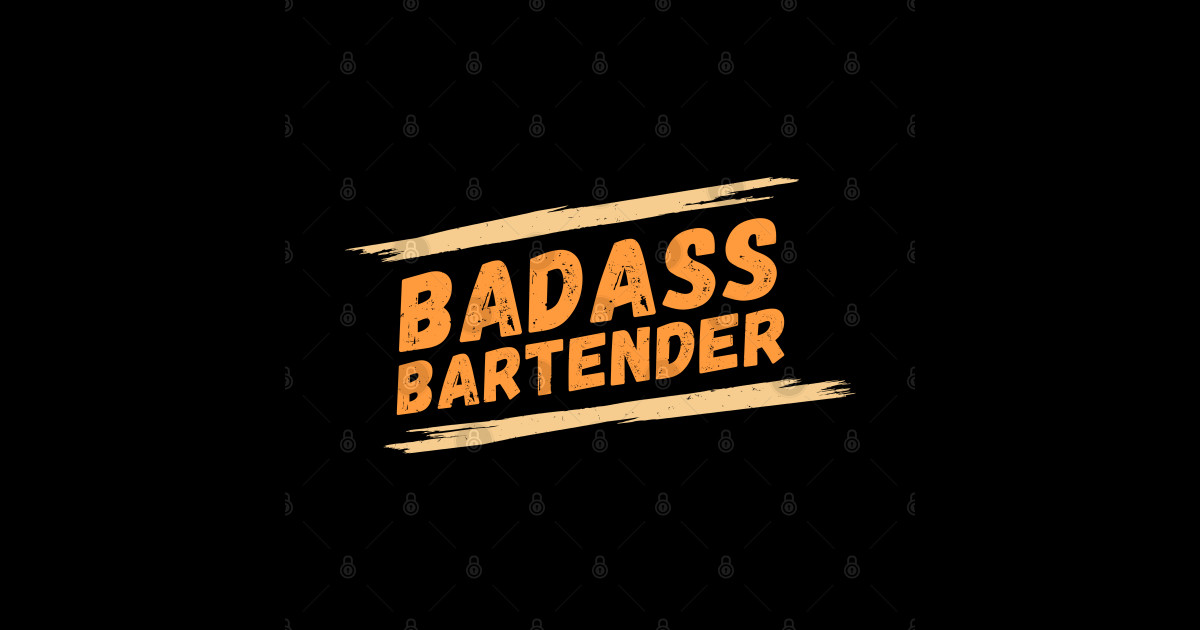 bartender - Bartender - Sticker | TeePublic