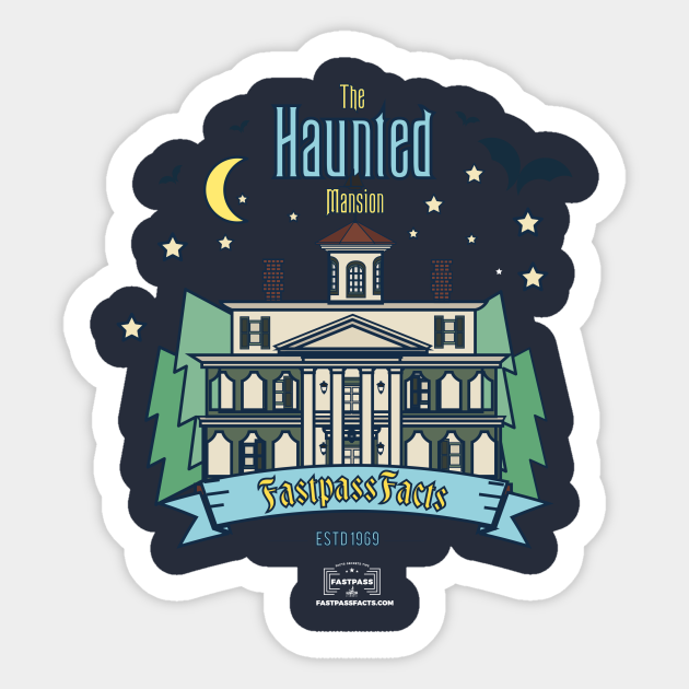 Haunted Mansion - Disney - Sticker | TeePublic