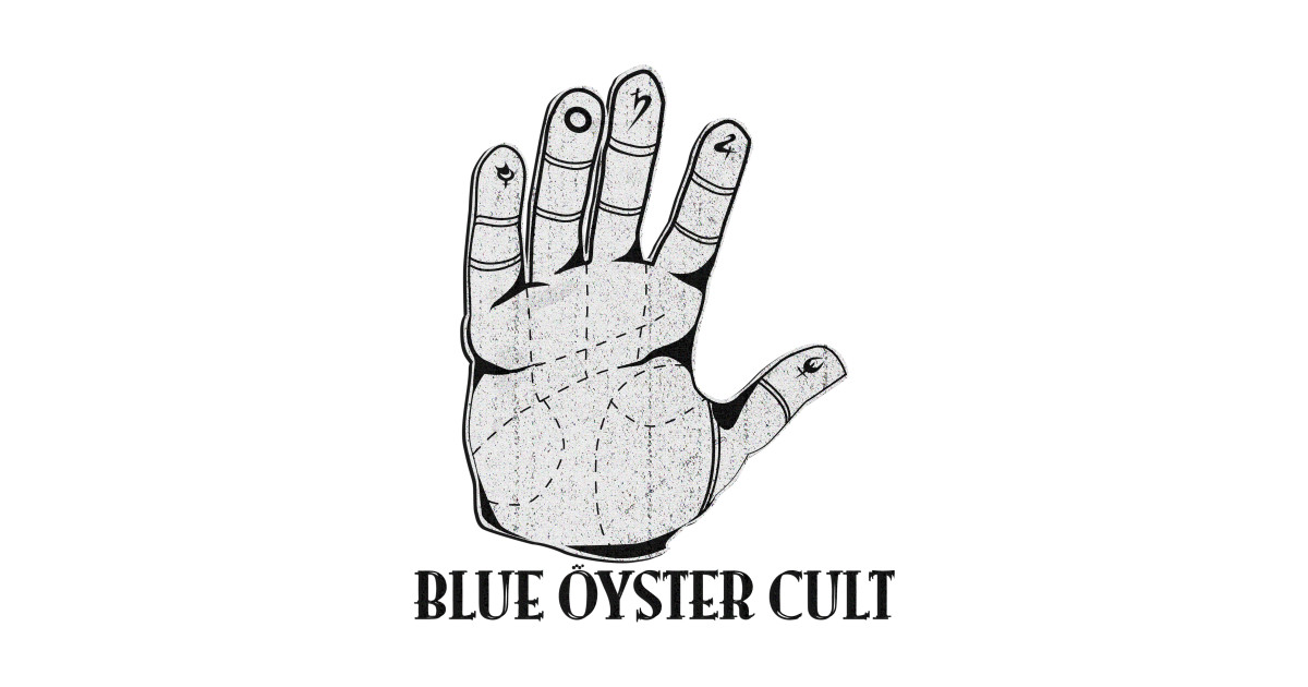 OYSTER CULT HAND SIGN - Blue Oyster Cult - T-Shirt | TeePublic