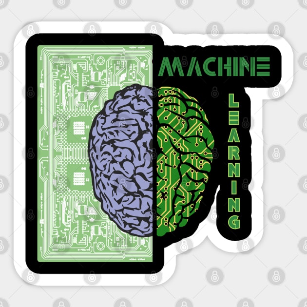 Machine learning - Machine Learning - Sticker | TeePublic