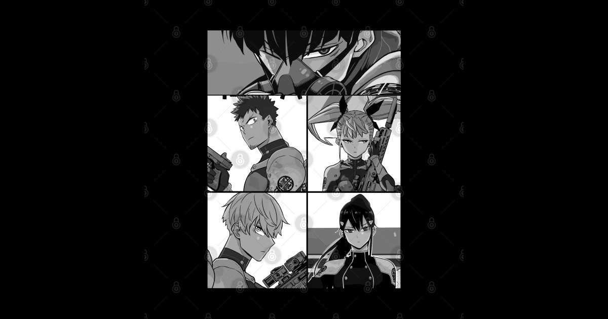 Third Division KN8 Fanart - Kaiju No 8 - Sticker | TeePublic