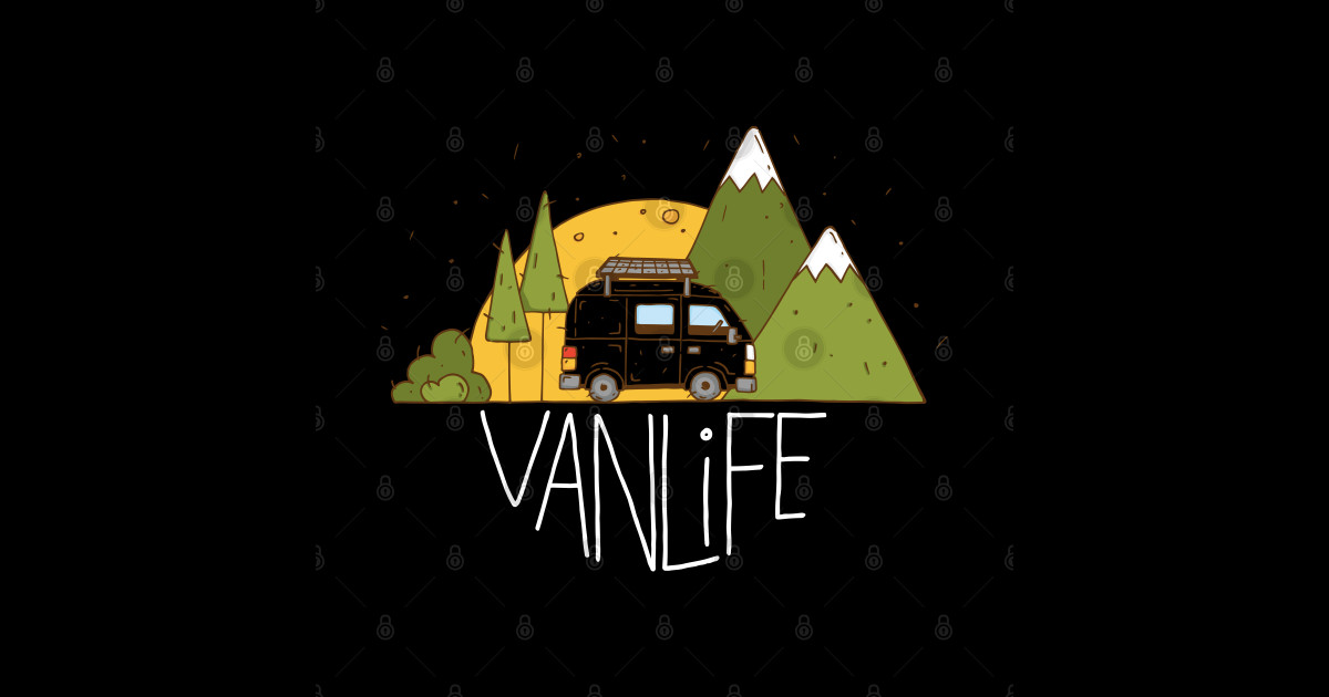 Van Life - Van Life - Sticker | TeePublic