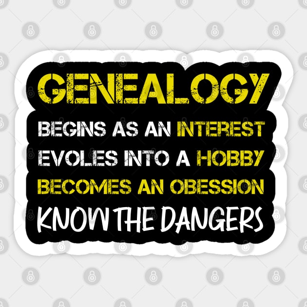 Ancestry. For Genealogists. Genealogy - Genealogy - Sticker | TeePublic