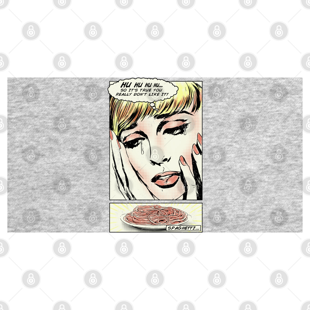 SPAGHETTI - Comic - T-Shirt | TeePublic